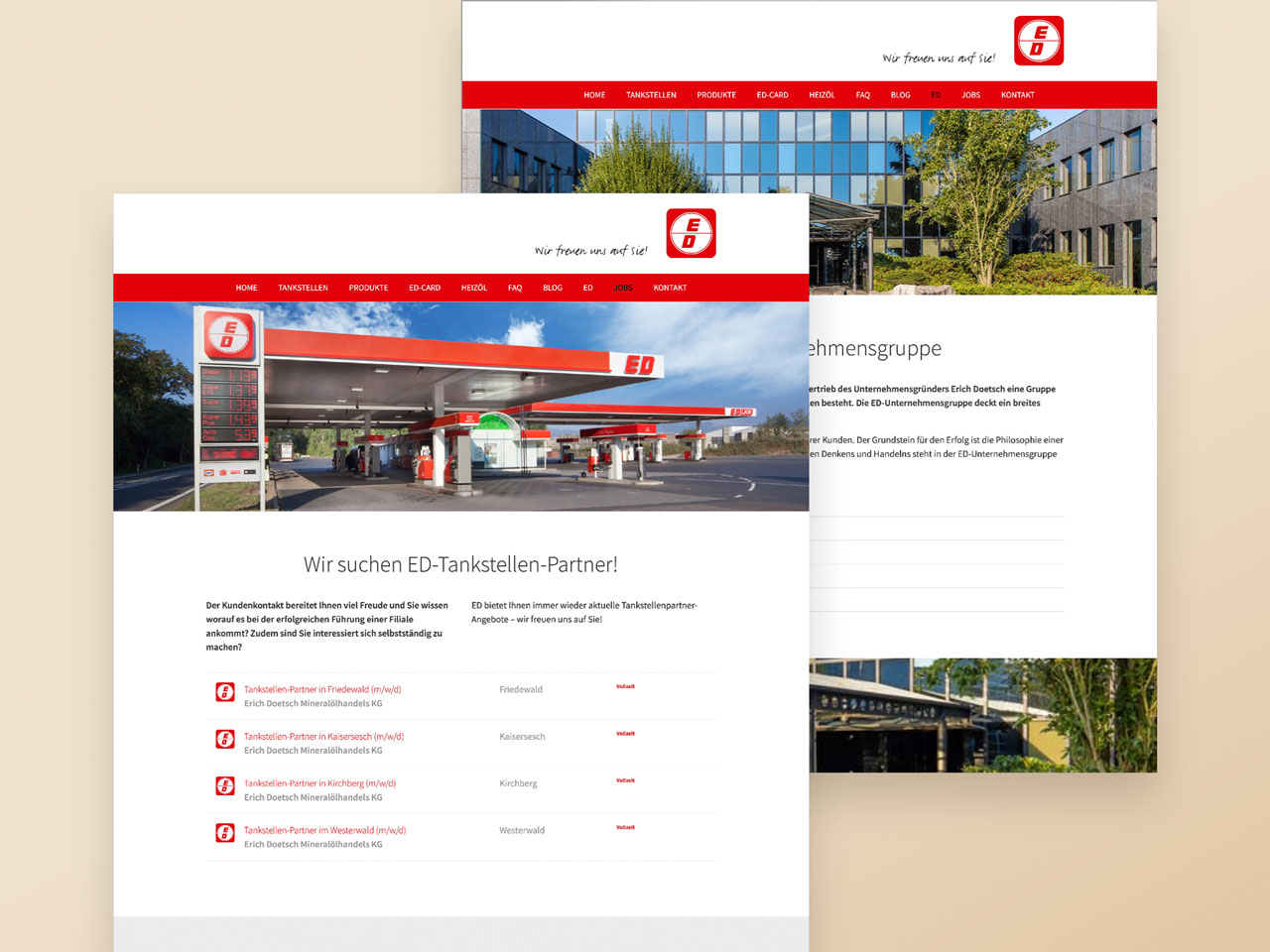 ED Mineralöl - Internetagentur BLUE VISION | Mittelrhein, Koblenz ...