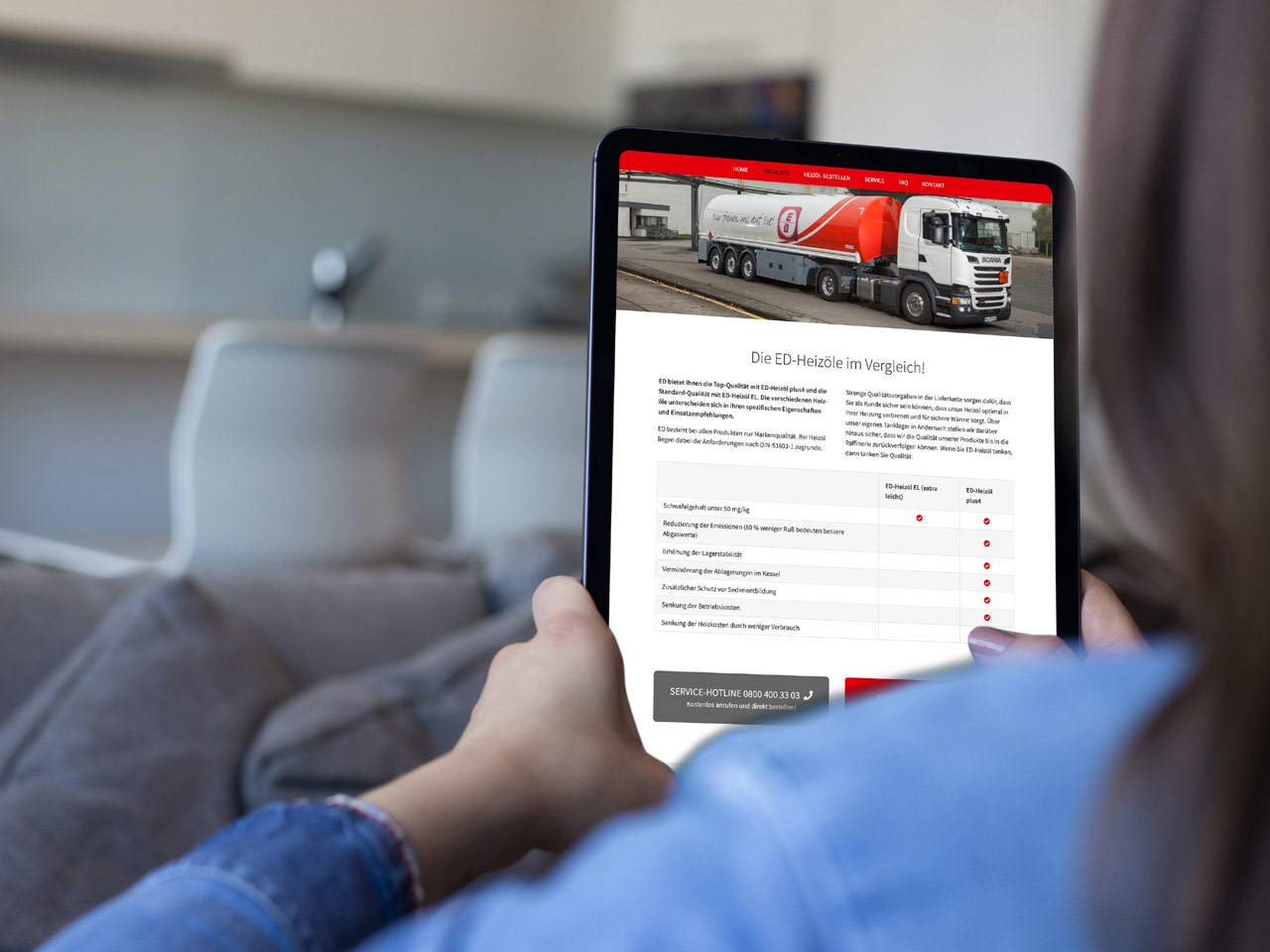 ED Heizöl - Internetagentur BLUE VISION | Mittelrhein, Koblenz ...